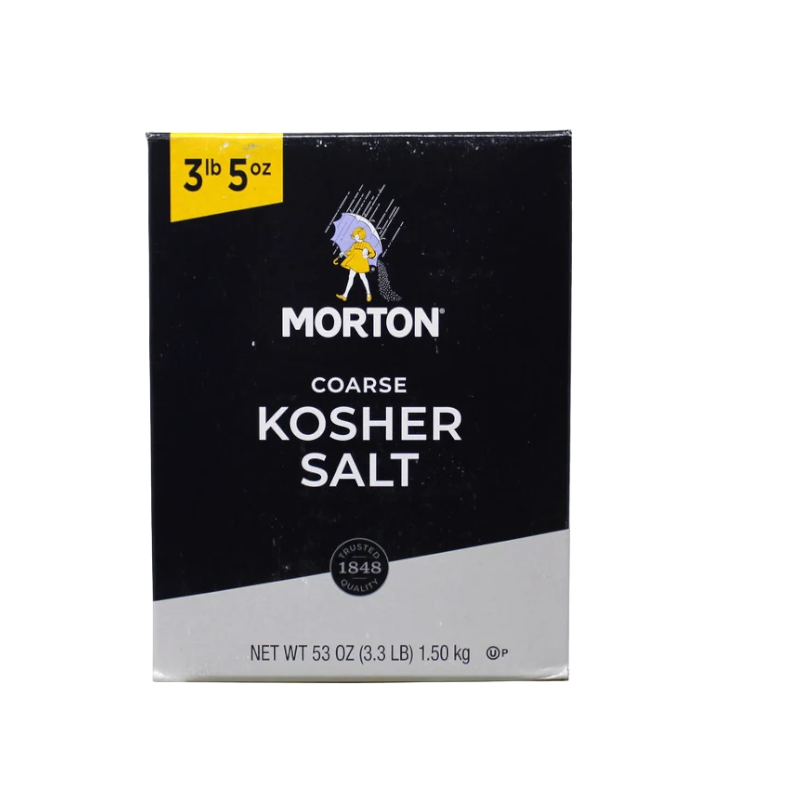 Morton Salt Coarse Kosher Salt, 53 oz – Bengal Seafoods