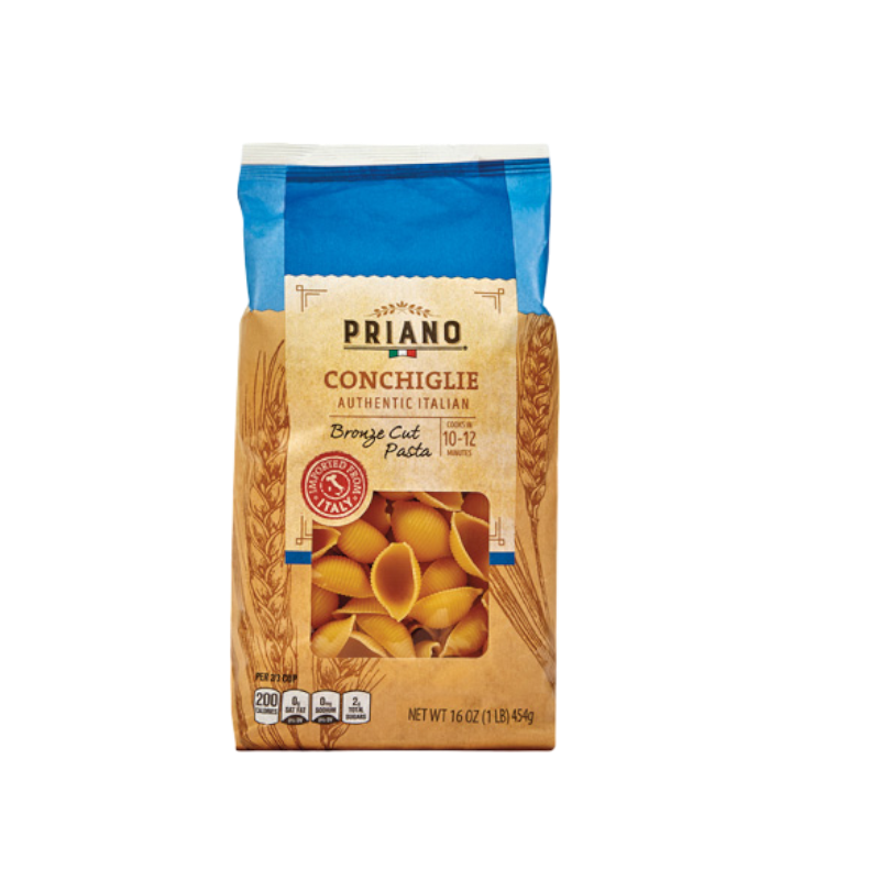 Priano Bronze Cut Conchiglie 16 oz