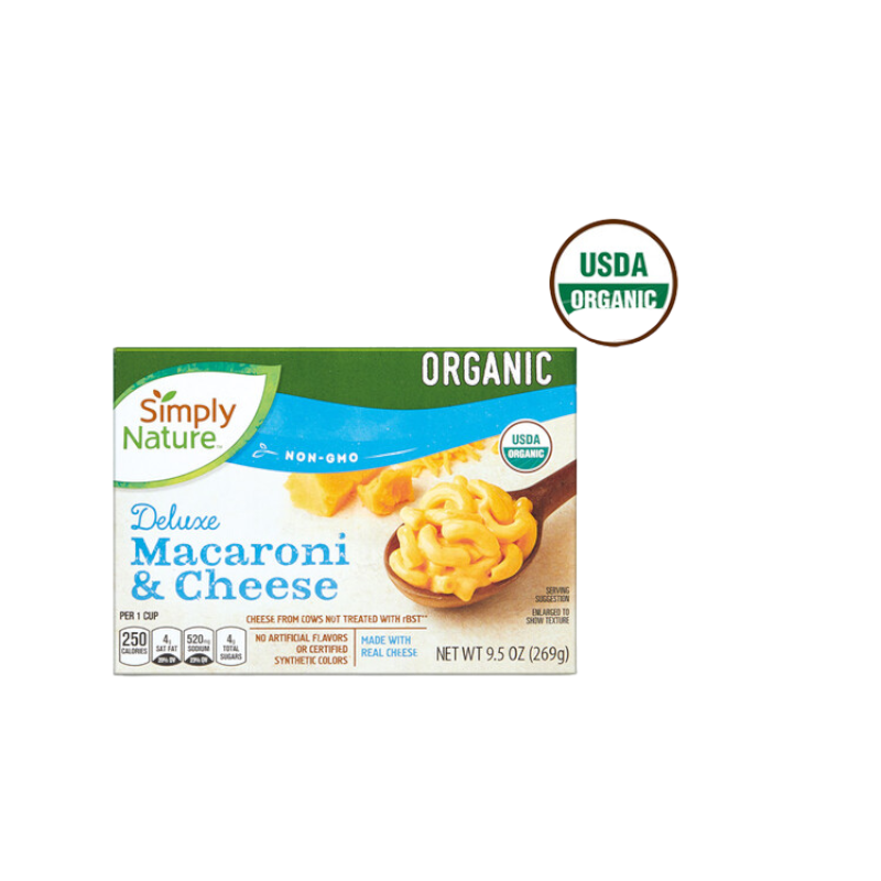 Simply Nature Organic Deluxe Macaroni and Cheese 9.5 oz – Bengal Seafoods